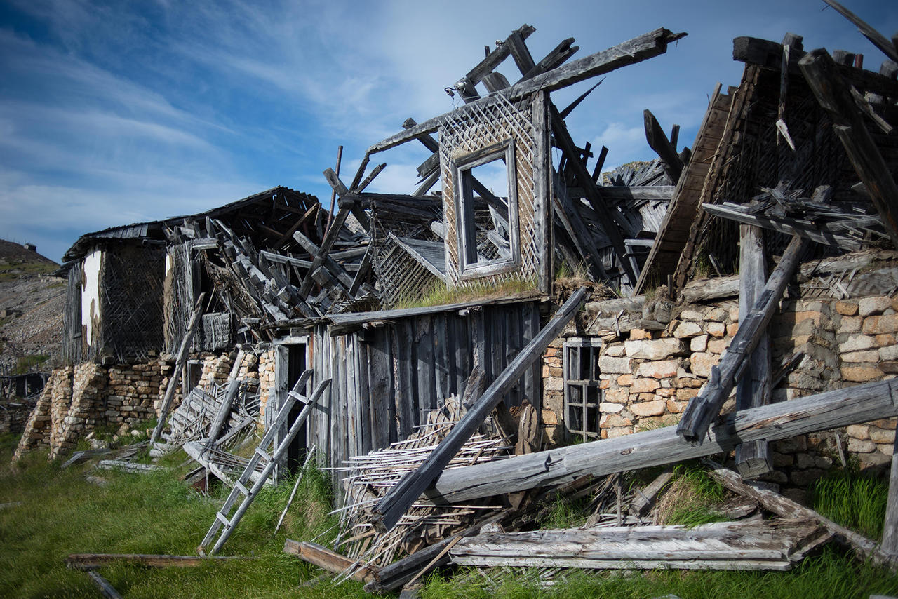 The ruins of a uranium mining Russian prison camp: Photographs from an ...