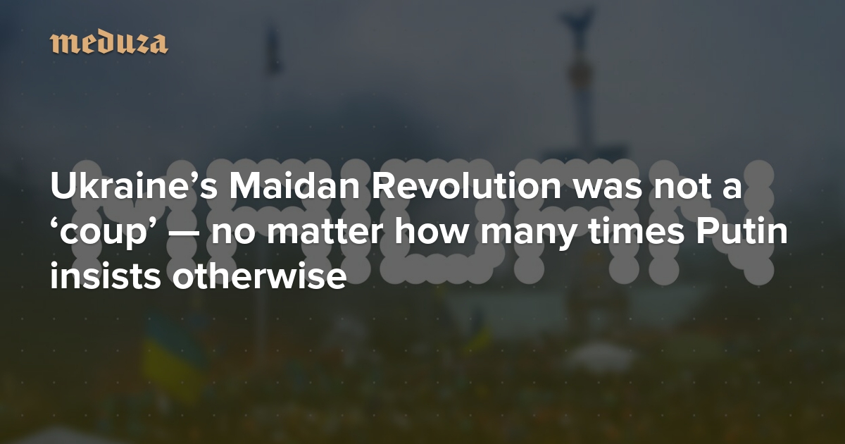 A symbol of resistance Ukraine’s Maidan Revolution was not a ‘coup ...