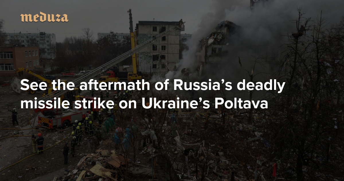 See the aftermath of Russia’s deadly missile strike on Ukraine’s ...