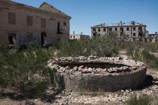 A former city on a former island Behold the ruins of Aralsk-7, the site ...