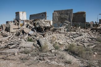 A former city on a former island Behold the ruins of Aralsk-7, the site ...