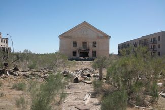 A former city on a former island Behold the ruins of Aralsk-7, the site ...